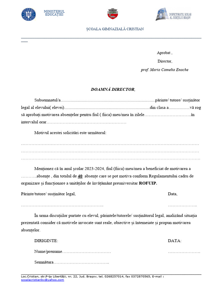 Cerere Invoire 23-24 | PDF