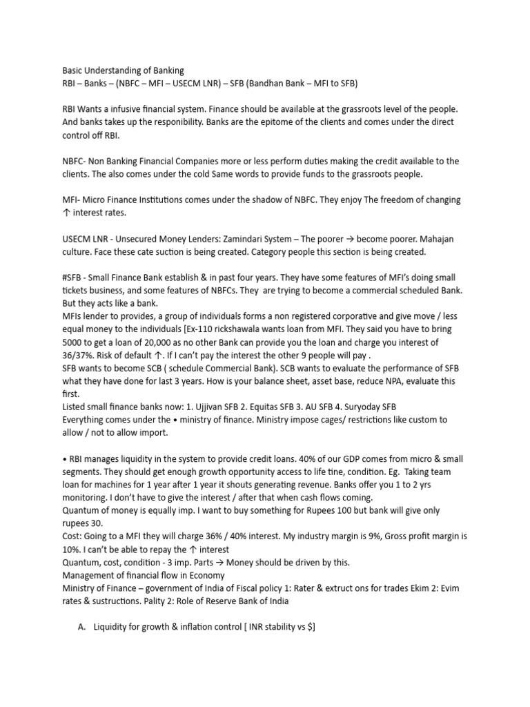 COMB Final | PDF | Reserve Bank Of India | Interest