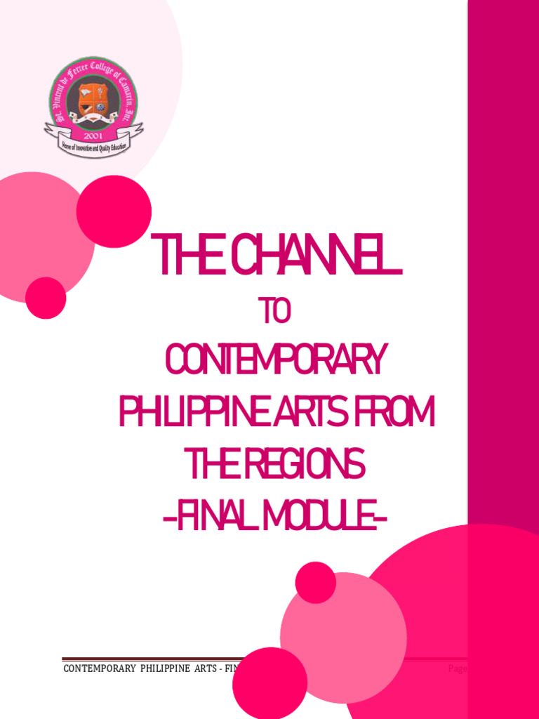 Contemporary Philippine Arts From The Regions - Final Module | PDF