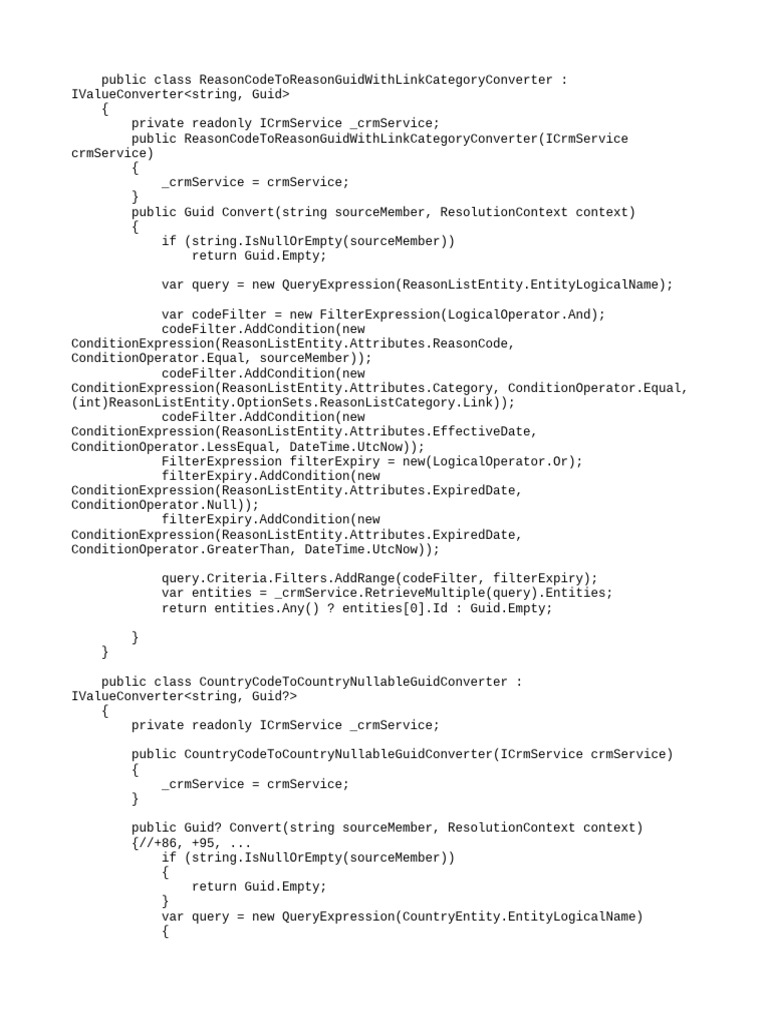 Converter Mapper | PDF