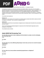 Child ADHD Self Report | PDF