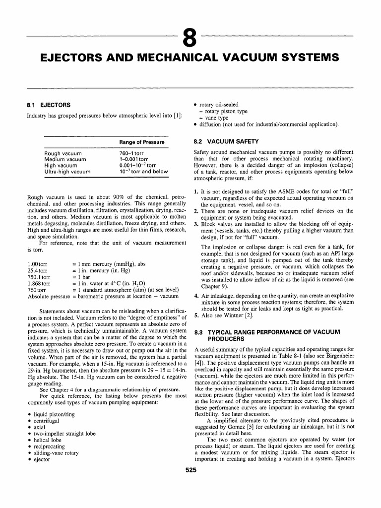 Ejector Vacuum Systems Overview | PDF | Vacuum | Pump