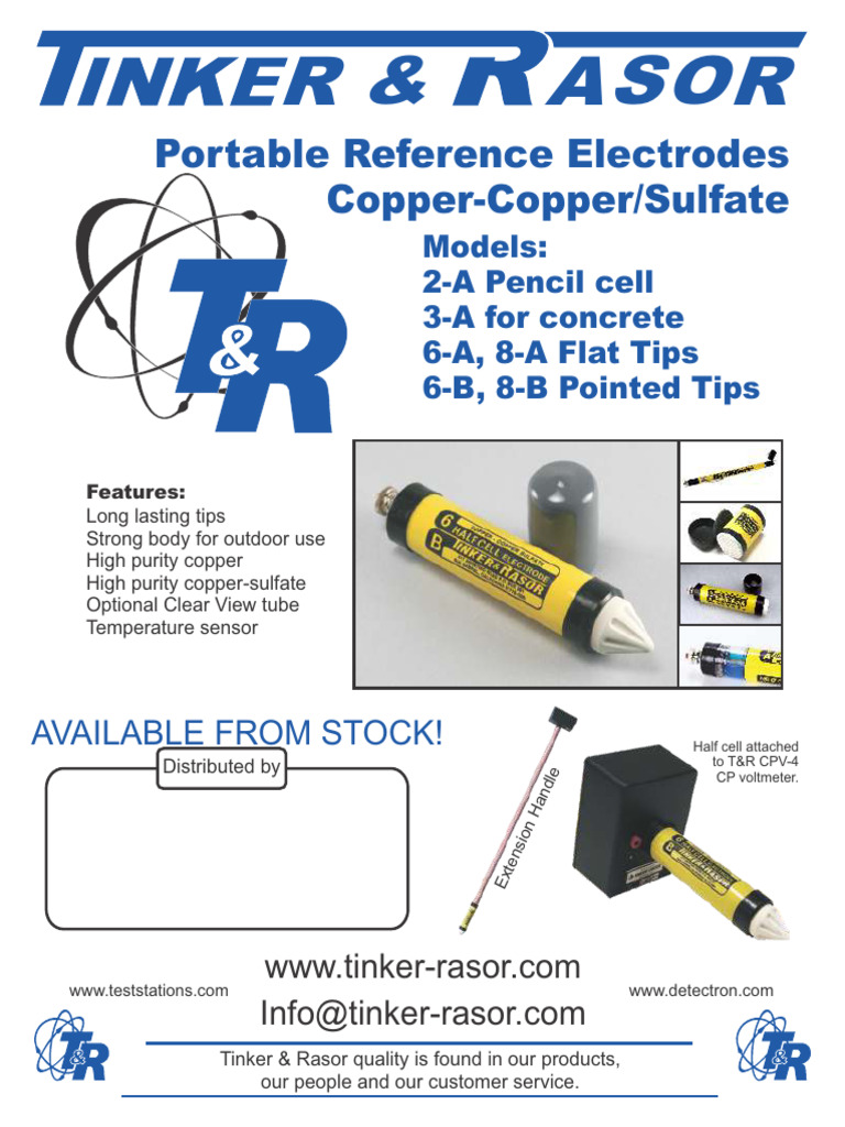 Tinker & Rasor Half Cells | PDF