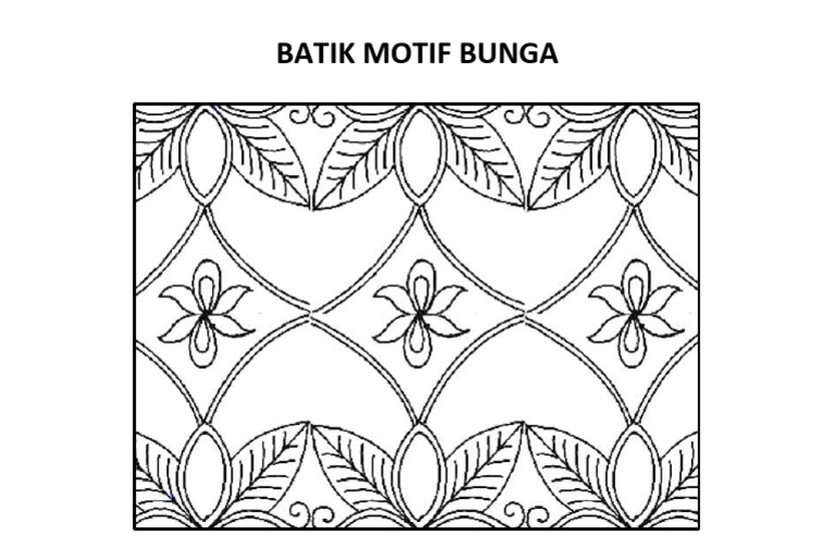 Batik Motif Bunga | PDF