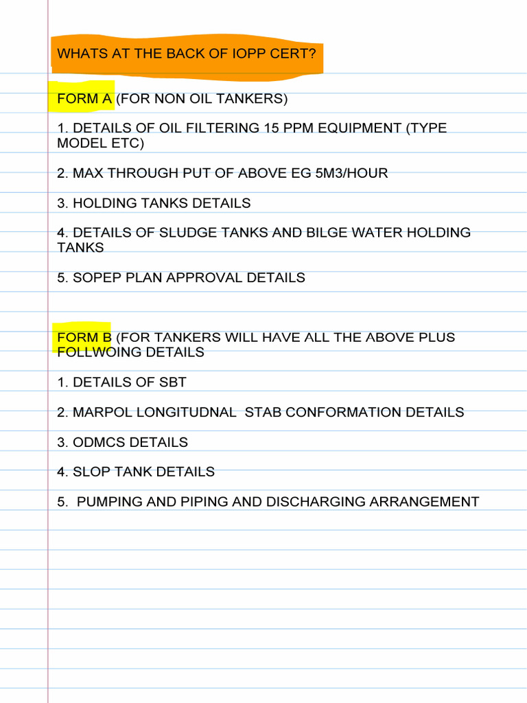 Back of Iopp Certificate | PDF