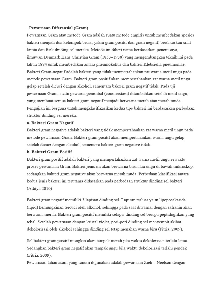 Pewarnaan Diferensial | PDF