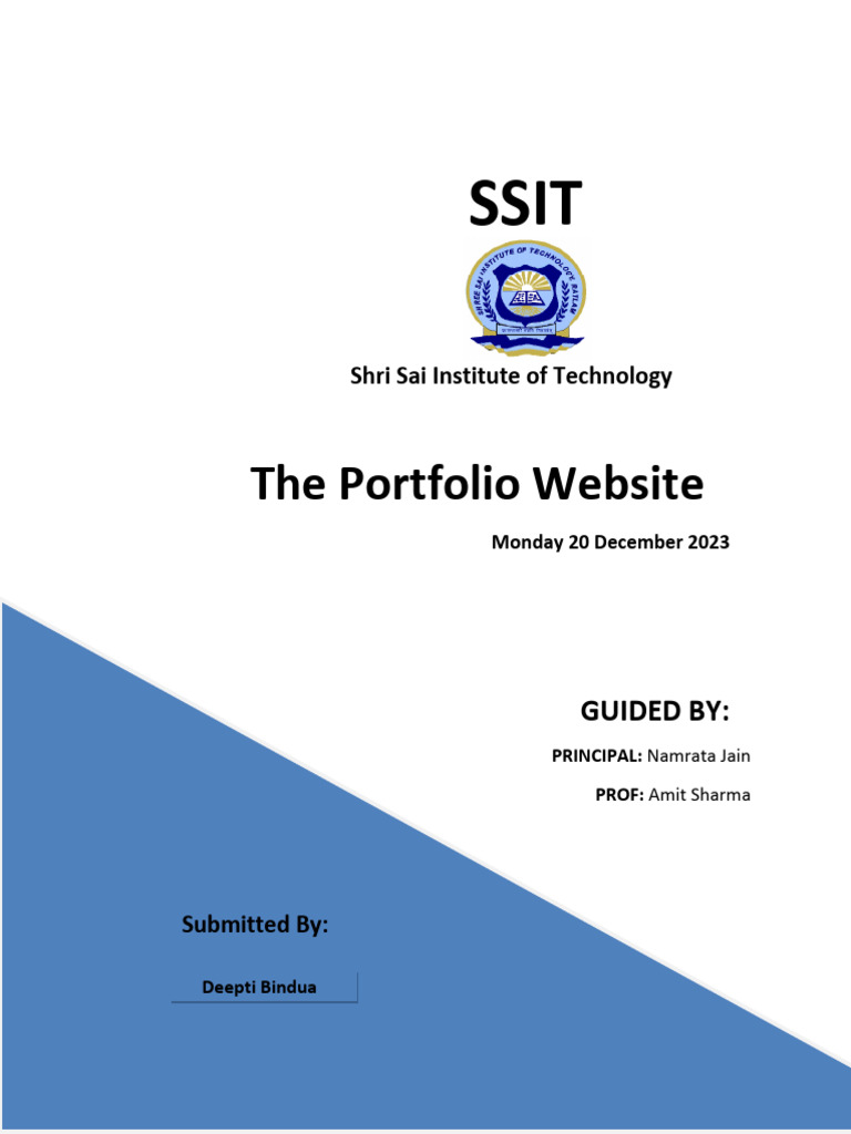 Project Report Pdf Html World Wide Web