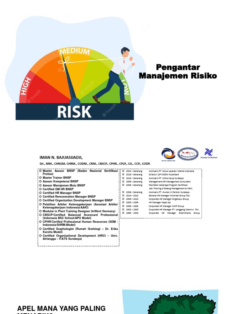 Pengantar Manajemen Risiko 2023 | PDF