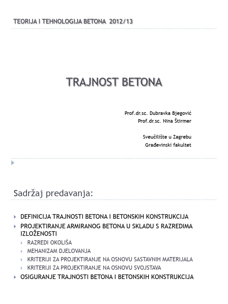 Trajnost Betona | PDF