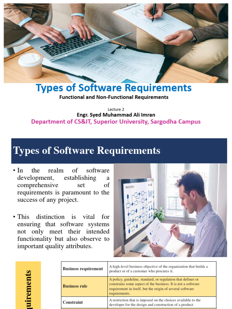 Types of Software Requirements | PDF | World Wide Web | Internet & Web