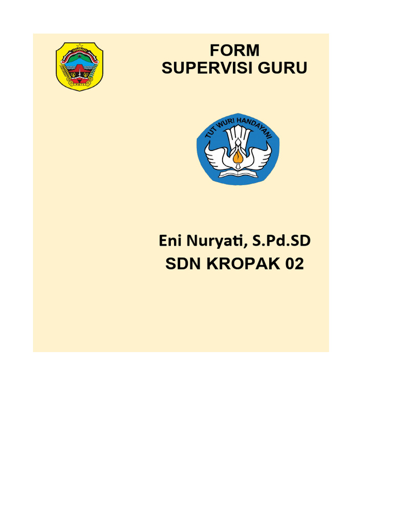 Form Supervisi SMP 2023 | PDF