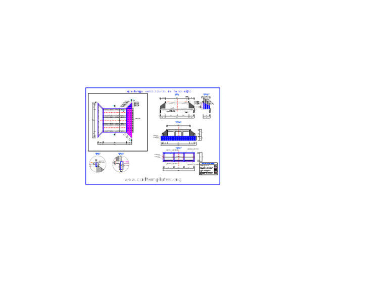 Box Culvert Concrete Reinforcement Details CAD Template DWG | PDF