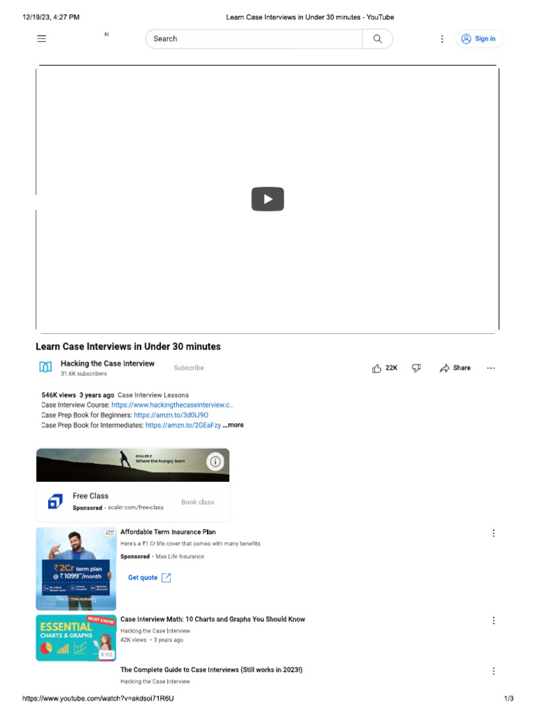 Victor Cheng Frameworks | PDF