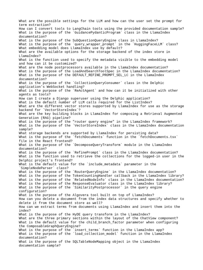 Question Dataset | PDF | Database Index | Information Retrieval