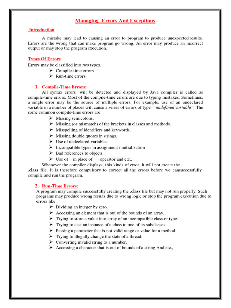 Bsc Iii Nep Java Unit 5 Pdf Method Computer Programming Class Computer Programming