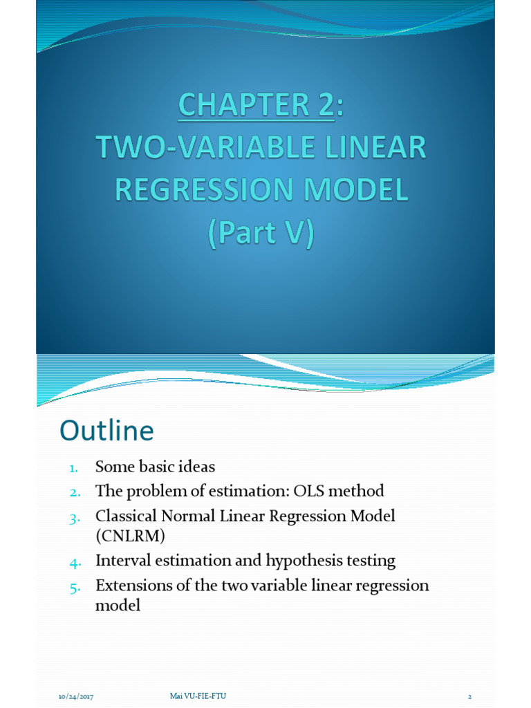 Chapter Iii - Part V | PDF | Dependent And Independent Variables | Price Elasticity Of Demand