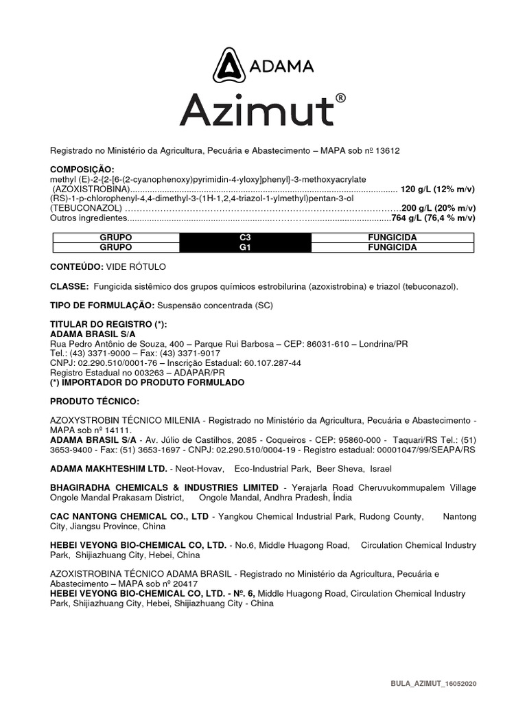 UTF-8''Azimut® - Bula | PDF