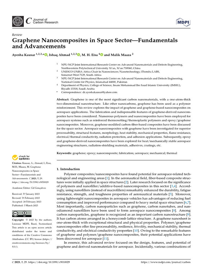 Aerospace Applications of PMCs | PDF