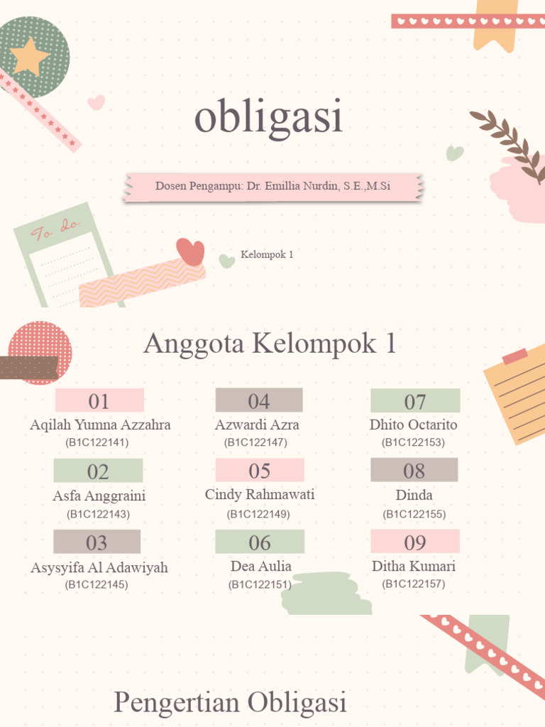 Obligasi Kel 1 | PDF