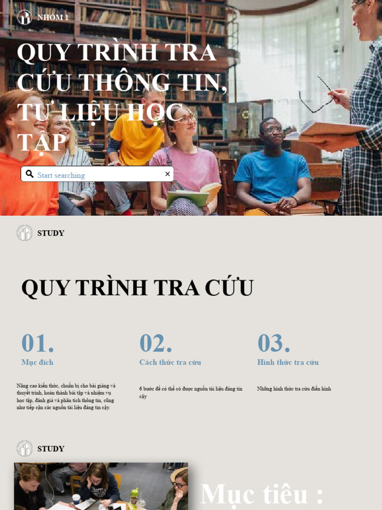NHÓM 1 - Quy Trình Tra C U Thông Tin | PDF