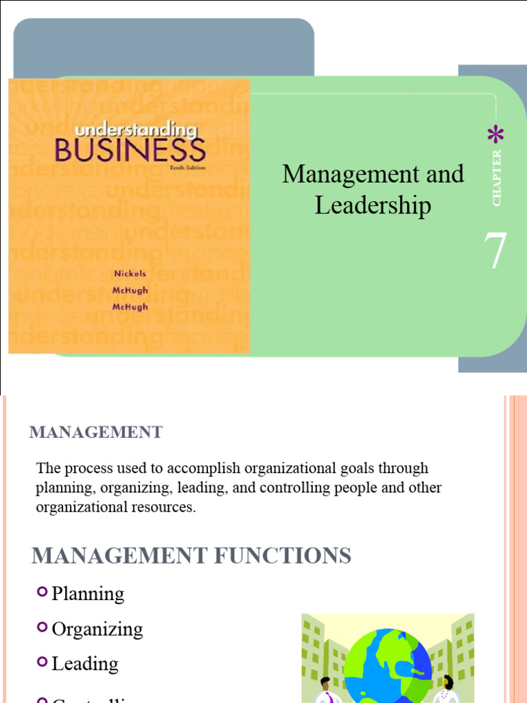 Chapter - 7-Management and Leadership | PDF