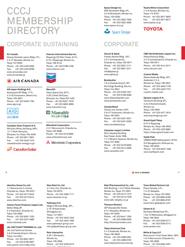 CC CJ Directory 2018 | PDF