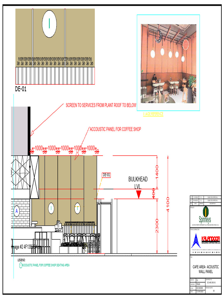 Cafe Area - Acoustic Wall Panel | PDF