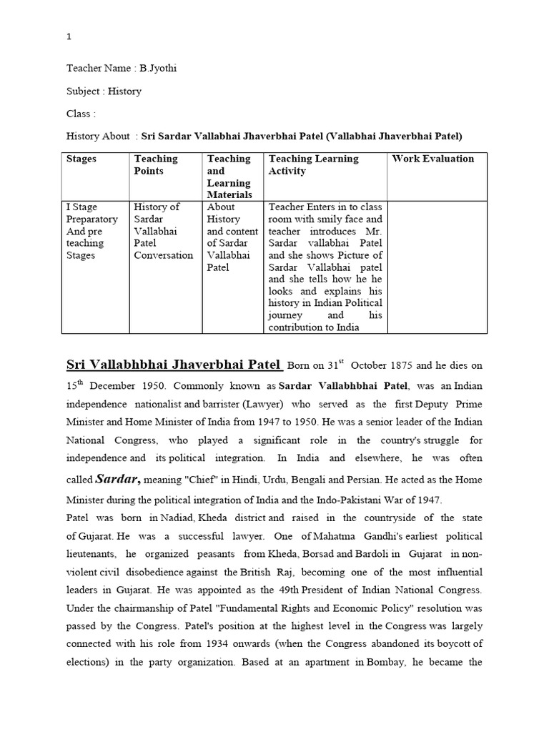 Less Plan Sardar Patel Engone | PDF | Partition Of India | British Raj