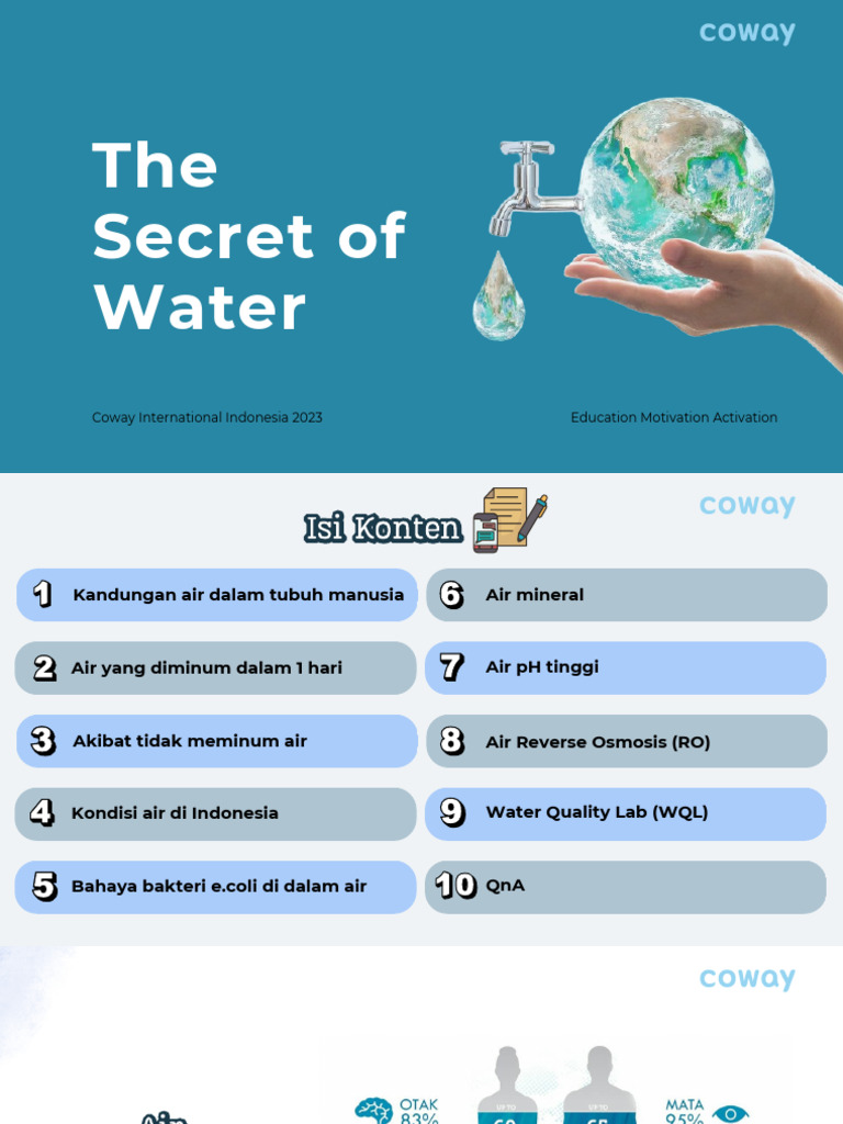 The Secret of Water | PDF | Sains & Matematika