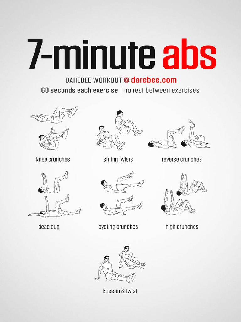 7 Minute Abs Workout | PDF