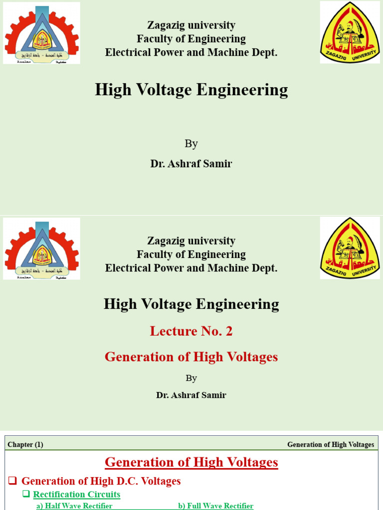 Lecture 3 | PDF | Capacitor | Rectifier