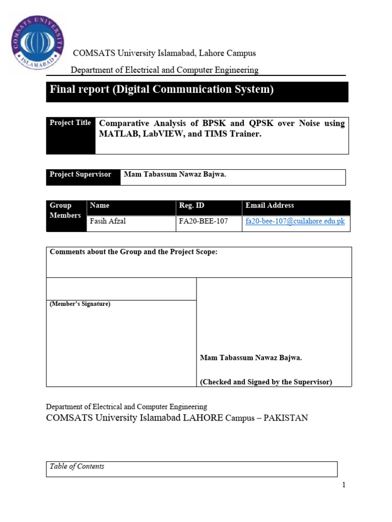 DCS FinalReport | PDF