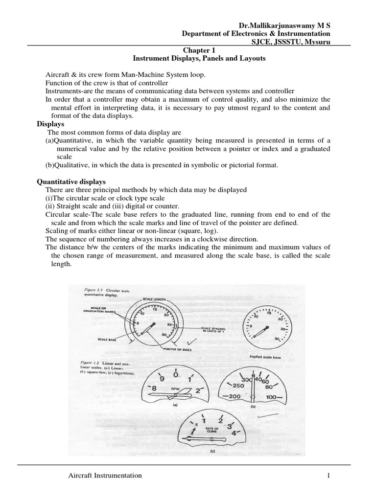 Ch1 - Aircraft InstrumentationNotes | PDF | Electrical Engineering ...