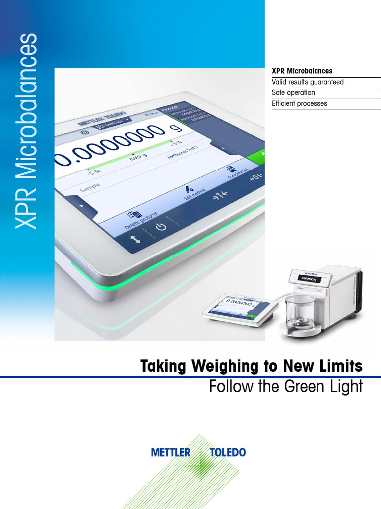 BR XPR Microbalances EN | PDF