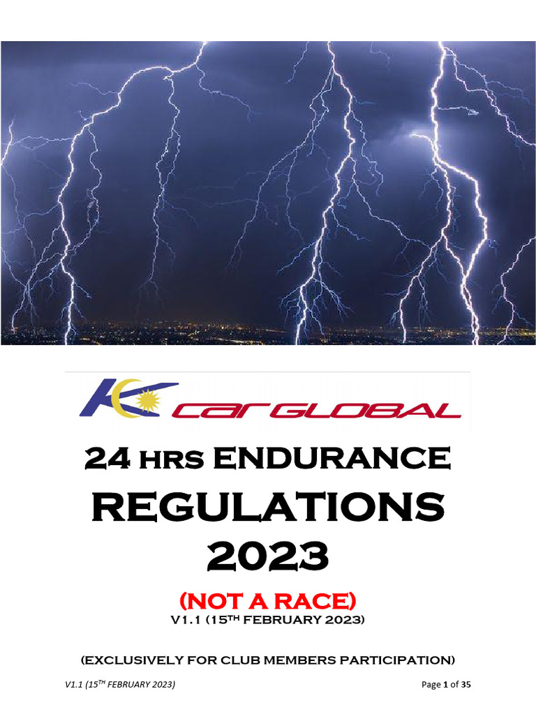 K CAR GLOBAL 2023 Regulations - PDF Version | PDF | Vehicles ...