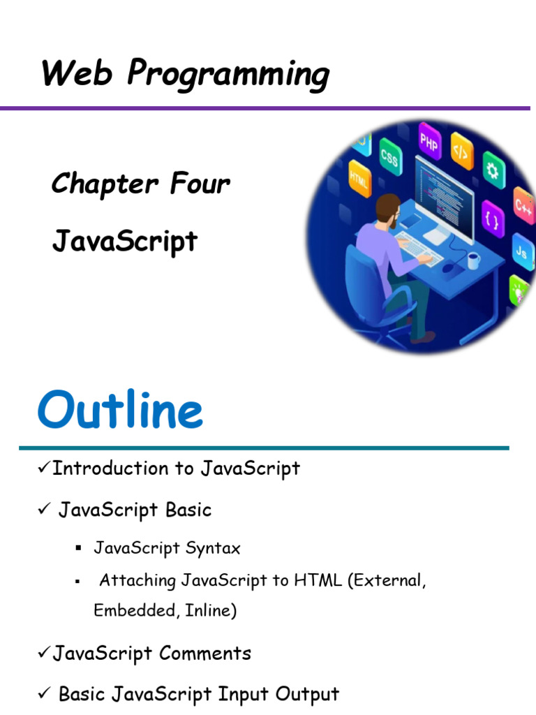 CH 4 | PDF | Dynamic Web Page | Java Script