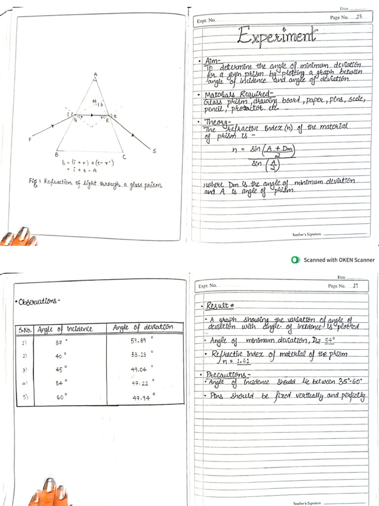 Physics Experiments | PDF