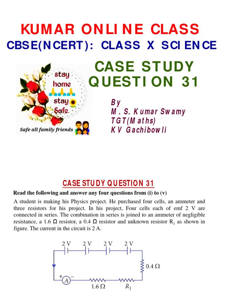 Science X Case Study Question 31 | PDF Science X Case Study Question 31 | PDF