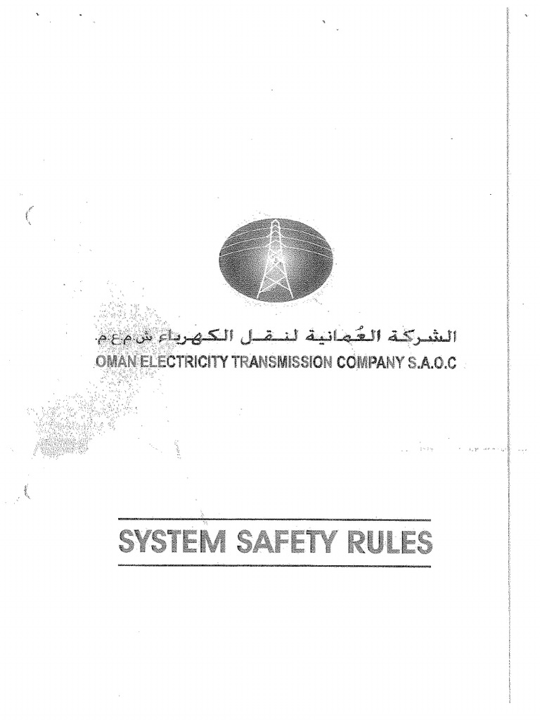 System Safety Rule-OETC | PDF