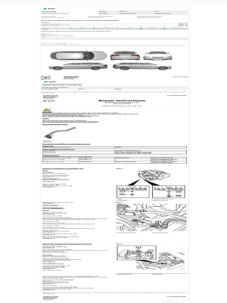 Automatic Transmission Oil Replace Standard | PDF | Automatic ...