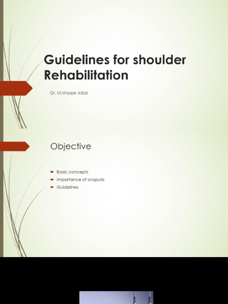 Shoulder Rehabilitation | PDF