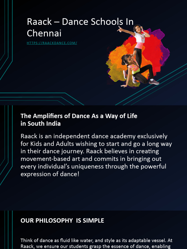Dance Schools in Chennai - Raack Academy | PDF | Art