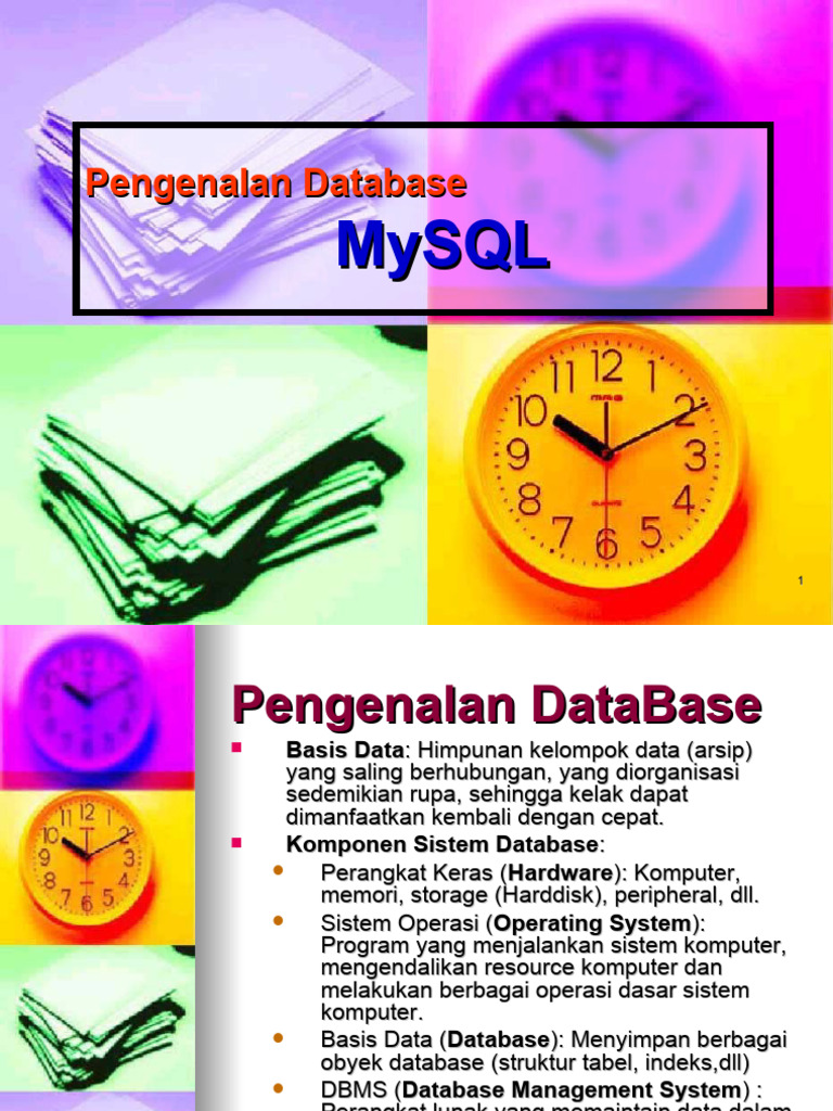 Materi MySQL 1 | PDF | Komputer
