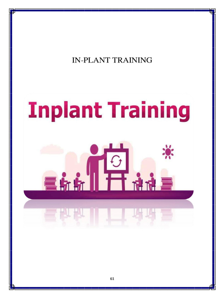 Inplant Training | PDF
