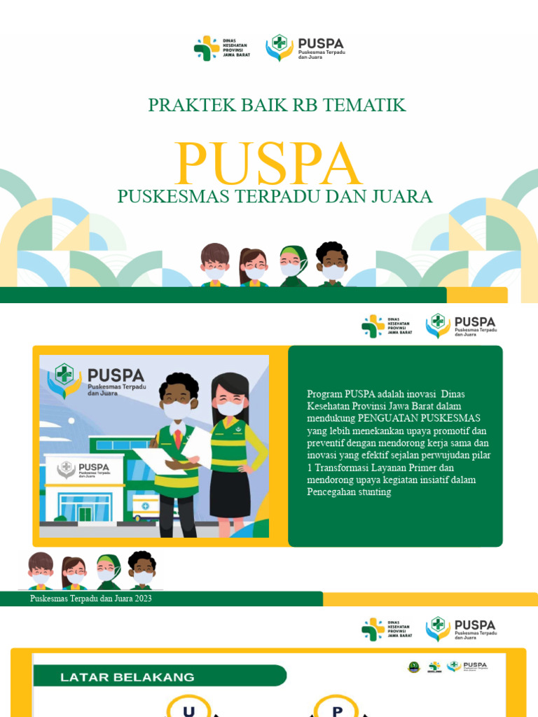 Praktek Baik Puspa-Dinkes | PDF