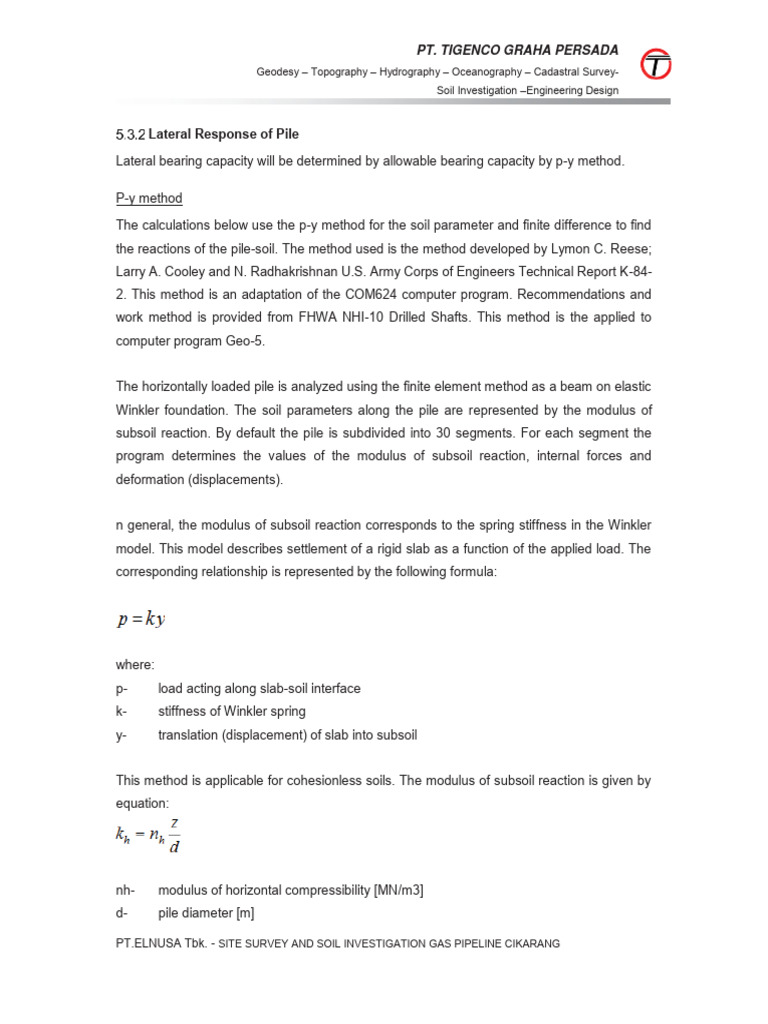 Lateral Update | PDF | Young's Modulus | Deep Foundation