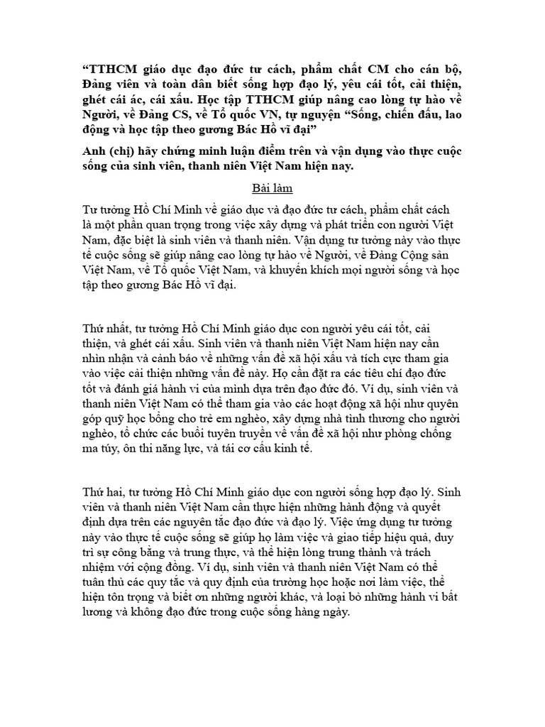 BT Nhóm TTHCM | PDF