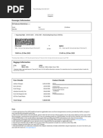 Sample IndiGo Ticket | PDF