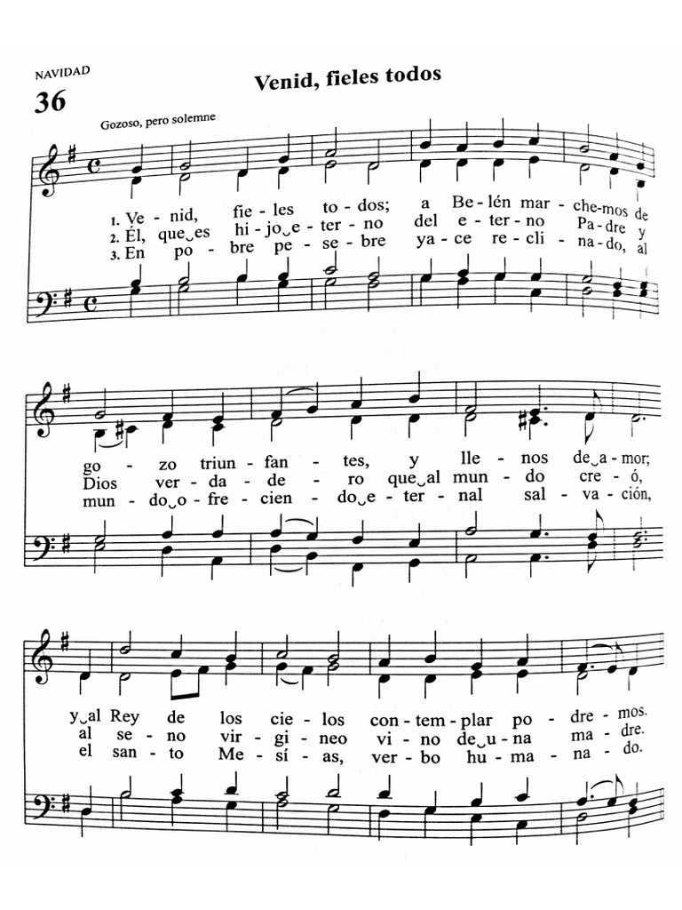 Venid Fieles Todos | PDF