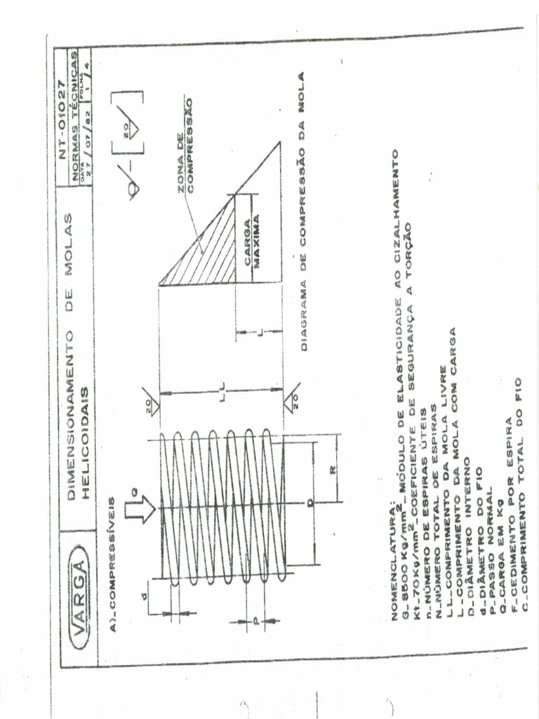 Dimensionamento de Molas Helicoidais - 1-4 | PDF